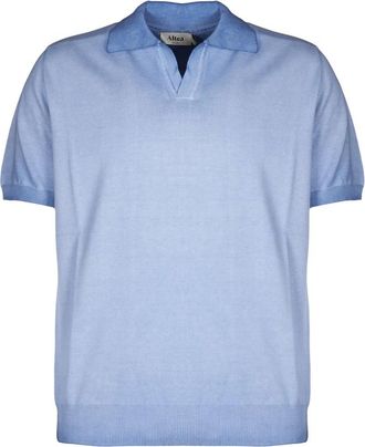 Altea Homme, Tops, Bleu, Taille: 3XL Polo Chemises