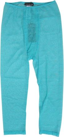 Dolce & Gabbana Femme, Pantalons, Bleu, Taille: 38 FR Pantalon Midi