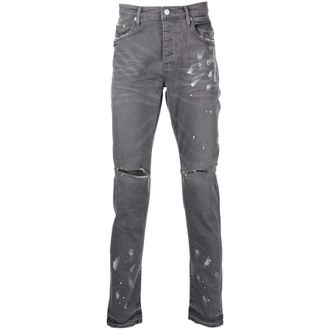 Purple Homme, Jeans, Gris, Taille: W32 Jean Slim Déchiré