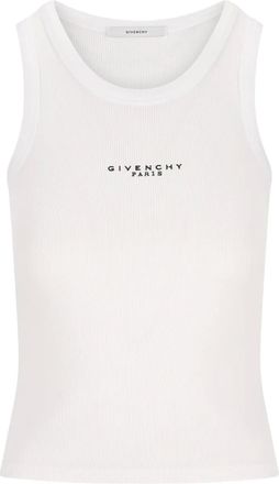 Givenchy d&eacute;bardeur c&ocirc;tel&eacute; &agrave; logo - Blanc