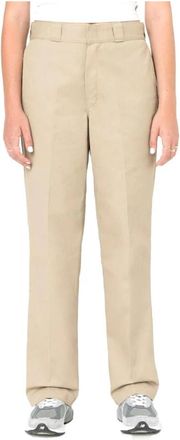 Dickies Femme, Pantalons, Beige, Taille: W30 L32 Straight Pantalons
