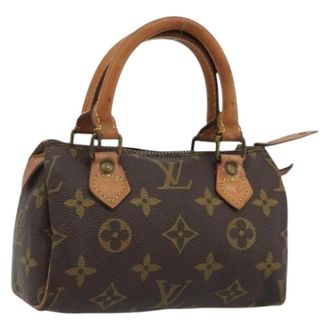 Louis Vuitton Sac &agrave; main mini en toile Monogram Pre-owned - Femme - Pre-owned - Brun - Taille: ONE Size