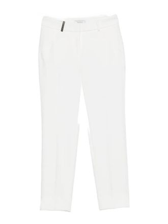 PESERICO Formale Hose - Wei&szlig;