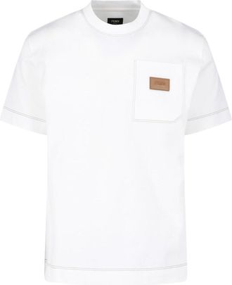 Fendi Cotton Logo T-Shirt