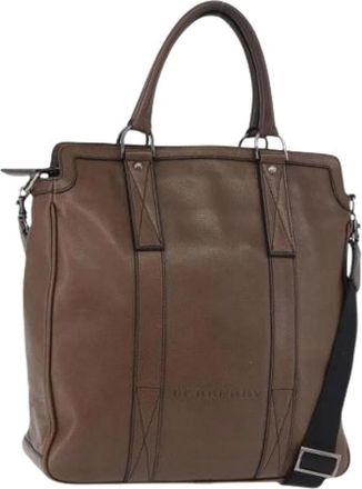 Burberry Sac cabas vintage Pre-owned - Femme - Pre-owned - Brun - Taille: ONE Size