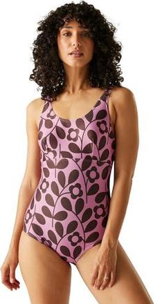 Regatta Maillot de Bain 1 pi&egrave;ce Orla Kiely - Femme (38 FR) (Rose)