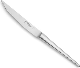 Arcos Steakmesser Edelstahl Monoblock 115 mm - Ideal für Fleisch - Elegantes und Langlebiges Design