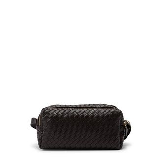 Elleme Sac Trousse en cuir tress&eacute;