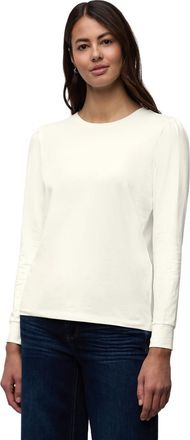 Street One Shirt mit Raffung Off White 36