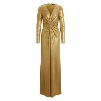 Ralph Lauren Nadira Langarm-Abendkleid - - Dresses - Damen - Gelb - 3XS