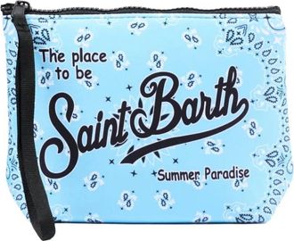 MC2 Saint Barth Femme, Sacs, Bleu, Taille: ONE Size Aline Scuba Pochette