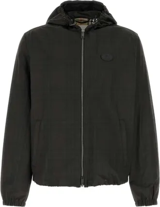 Burberry Homme, Vestes, Gris, Taille: XL Newport Jacket