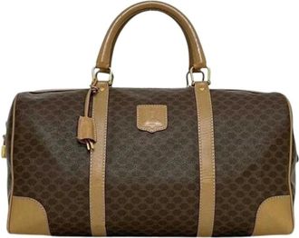 Celine unisex, Pre-owned, Brun, Taille: ONE Size Sac Boston Vintage Pre-owned