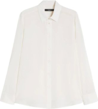 Max Mara Femme, Blouses et Chemises, Blanc, Taille: 44 FR Curvone Shirt