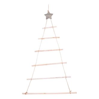 Supvox Weihnachtsbaum Wanddeko Aus Kreativer Weihnachtsbaum Mit Stern Und Schnur F&uuml;r Stilvolle Weihnachtsdekoration Und Festliche Atmosph&auml;re Vielseitig Einse