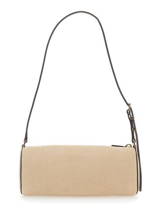 Michael Michael Kors Womens Shoulder Bag Izzy Beige Leather Cow