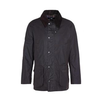Barbour Braune Gewachste Baumwoll Winterjacke - - Jackets - Herren - Braun - XS