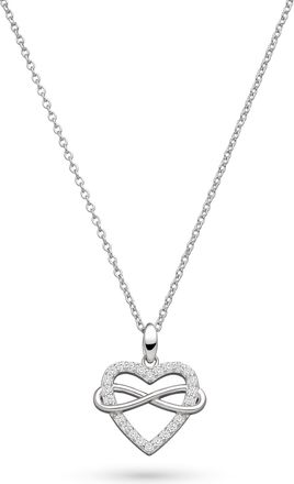 s.Oliver Necklace - Elegante Halskette aus poliertem 925er Silber - Silber - Ankerkette 45 cm - wasserfest & hautfreundlich
