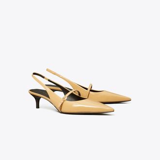 Tory Burch Damen Double T Buckle Mary Jane Slingback