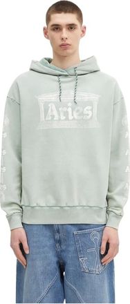Aries Herren, Sweatshirts & Hoodies, Blau, SGr&ouml;&szlig;e