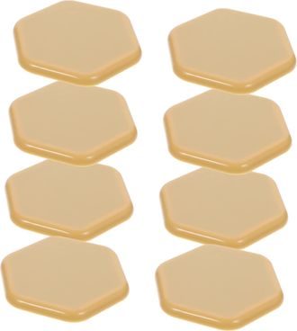 Soimiss 8 Stück Teiliges Möbelgleiter Sechseckige Selbstklebende Schutzpads rutschfest und Geräuscharm Geeignet für Teppich und Hartholzböden Stuhlbein und Mö