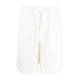 Emporio Armani Leinenbermudas - - Shorts - Herren - Wei&szlig; - XL