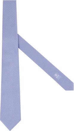 Boggi Milano Homme, Accessoires, Bleu, Taille: ONE Size Cravate en soie &agrave; motif floral