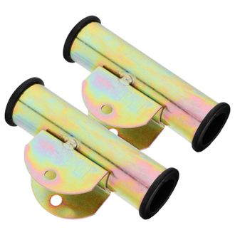 Valiclud 1 Paar Sitzverriegelungsscharnier f&uuml;r Klappstuhl 20mm Rundrohr Metall Scharnier mit Schloss Ersatzteil f&uuml;r Liegestuhl Strandstuhl Verstellbar Stabile 