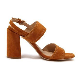 Roberto Festa Milano High Heel Sandalen Nevis Camoscio Wood - - Shoes - Damen - Braun - 40 EU