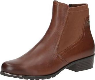 Caprice Bottines &agrave; Talon pour Femme 9-25307-43, Cognac Nappa, 38 EU