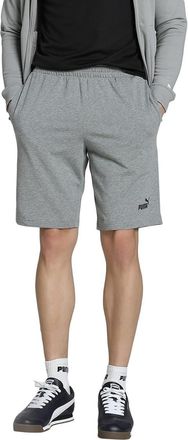 Puma Herren Essentials No. 1 Logo Jersey 10 Shorts XXL, Medium Gray Heather