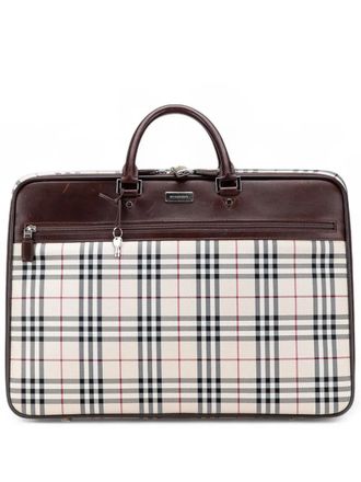 Burberry sac à main à motif House Check (années 2000-2017) - Marron