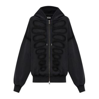 Avavav Tim Panel-Zip-Hoodie - - Sweatshirts & Hoodies - Damen - Schwarzk - L