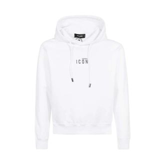 Dsquared2 Mini Icon Kapuzen-Sweatshirt - - Sweatshirts & Hoodies - Herren - Wei&szlig; - XL
