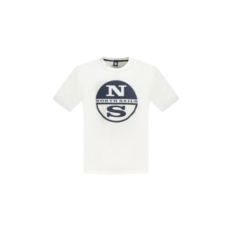 North Sails Maxi Logo T-shirt - - Tops - Herren - Wei&szlig; - 3XL