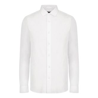 Emporio Armani ASV Lyocell-Mischgewebe Jersey-Shirt - - Shirts - Herren - Wei&szlig; - XL