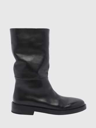 Mars&egrave;ll Tubetto Biker-Stiefel aus Distressed-Leder mit wadenhohem Schaft