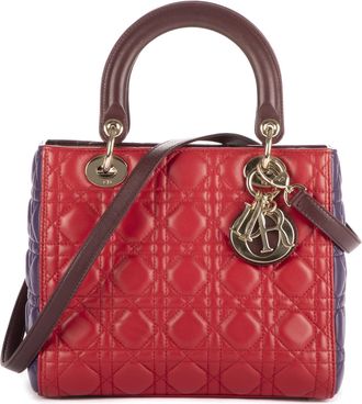 Dior Crossbody Bags - Medium Lady Dior Zip PM - Gr. unisize - in Rot - f&uuml;r Damen
