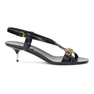 Versace Sandales &agrave; talons hauts - Femme - Chaussures - Noir - Taille: 37 1/2 EU