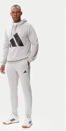 adidas Jogginganzug Big Logo Hooded Tracksuits KB8809 Grau Regular Fit