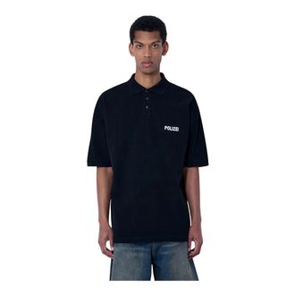 VETEMENTS Besticktes Poloshirt - - Tops - Herren - Schwarzk - M