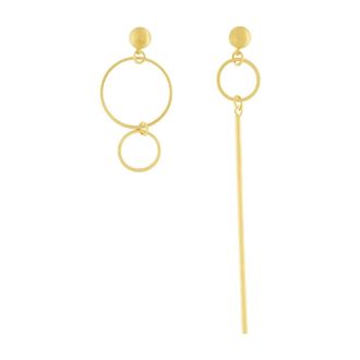 Dansk Copenhagen Bague doreille asym&eacute;trique Theia - Femme - Accessoires - Jaune - Taille: ONE Size