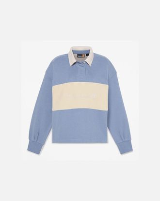 Timberland Lush Rugby-Polohemd f&uuml;r Damen in Blau, Damen, Blau, Gr&ouml;&szlig;e