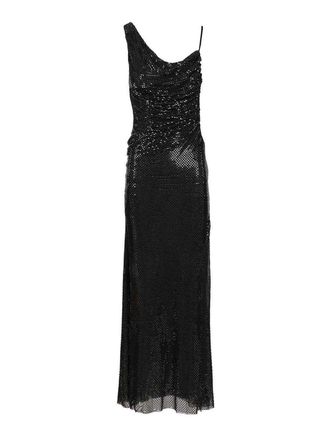 Self Portrait Maxi Robe - Noir