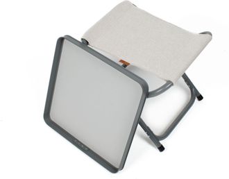 Eclipse Camping Hocker faltbar mit Tischablage Klapphocker Campinghocker Campingtisch Klapptisch Falttisch Angeltisch Strandtisch Balkontisch Gartentisch Mode