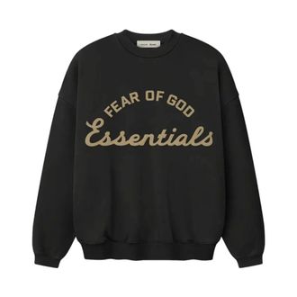 Fear of God Homme, Sweatshirts et sweats &agrave; capuche, Noir, Taille: XS Training 90s Crewneck SW