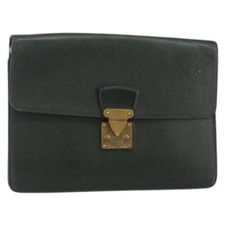 Louis Vuitton Pre-owned Leder Clutch - - Pre-owned - Damen - Gr&uuml;n - ONE SIZE