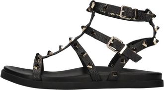 Emanuelle Vee Femme, Chaussures, Noir, Taille: 41 EU Nina Flat Sandal