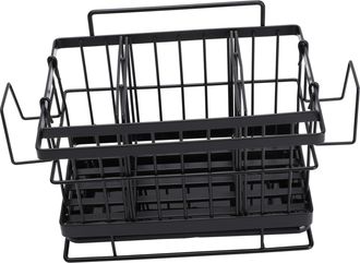 Cabilock Einstellbares Edelstahl Abtropfgestell Spüle Küchenorganizer Wandmontage Multifunktionaler Schwamm Spültuchhalter für Waschbecken mit Lüftungsboden un