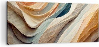 Arttor Panorama Bilder auf Leinwand 100x40cm Leinwandbild Textur Muster Hell Groß Wanddeko Bild Schlafzimmer Küche Wandbilder Dekoration Wohnzimmer Wall Deco